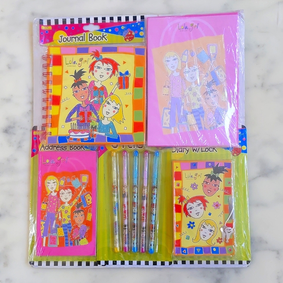 Flomo Unlimited | Other | Nwt Kids Lola Girl Journal Book Set | Poshmark